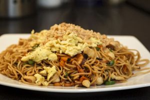 Une recette de mine frit de l'île Maurice